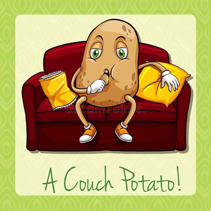 Couch Potato Stock Illustrations – 262 Couch Potato Stock Illustrations ...