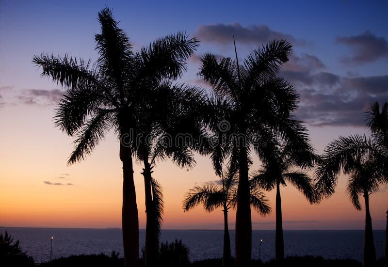 Coucher Du Soleil Au-dessus De La Mer Cuba Image stock - Image du ...