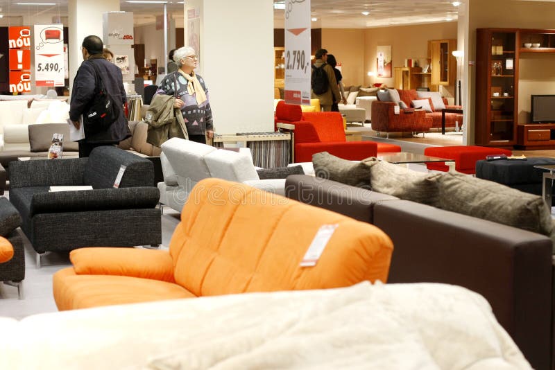 Furniture shop stock photo. Image of center, showroom - 30004920