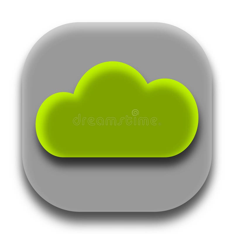 Coud Application Icon Logo stock vector. Illustration of icons - 89201675