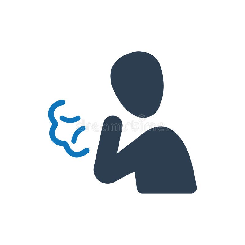 Cough Icon stock vector. Illustration of allergies, cough - 111280633