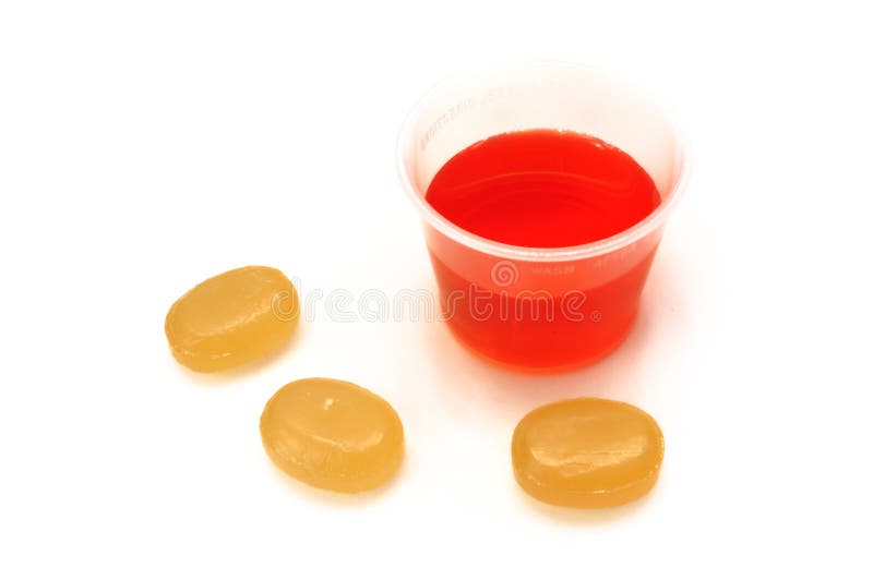 Cough Syrup and Throat Lozenges Stock Image - Image of medicine ...