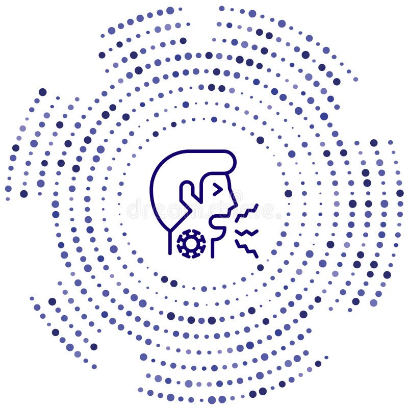 Cough Vector Icon. Cough Editable Stroke. Cough Linear Symbol for Use ...