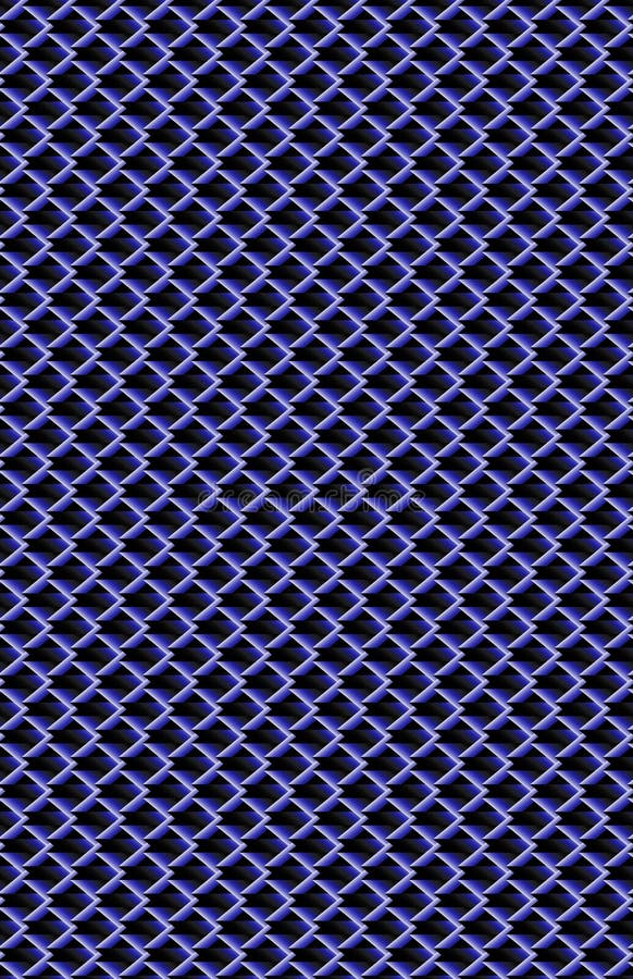 A Crosshatched Blue Angled Grid Pattern. Stock Illustration ...