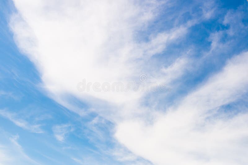 Could with Blue Sky Nature Background Stock Image - Image of blue ...