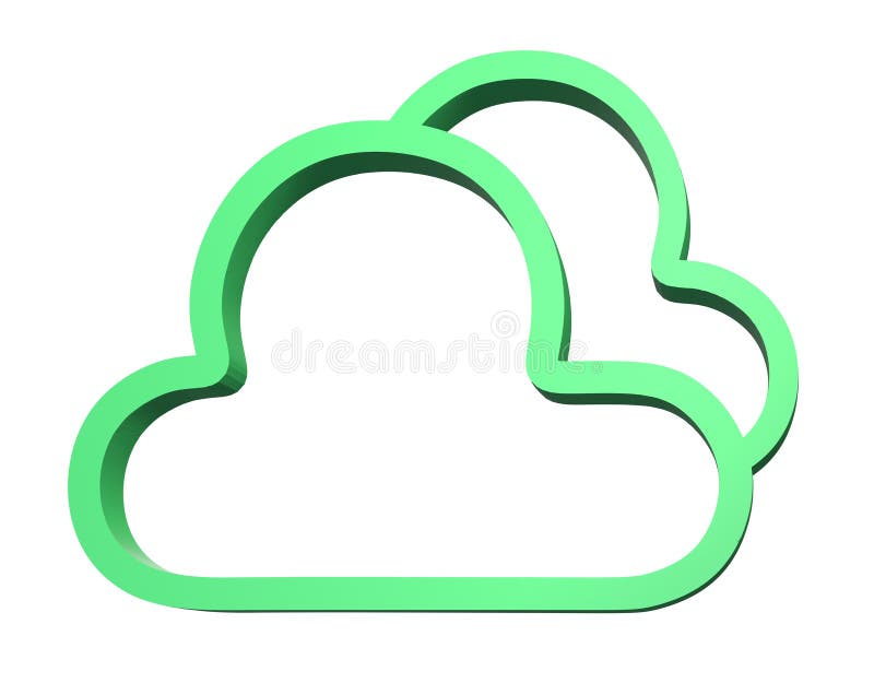 Could 3d Icon Transparent Illustration Stock Photo - Illustration of ...