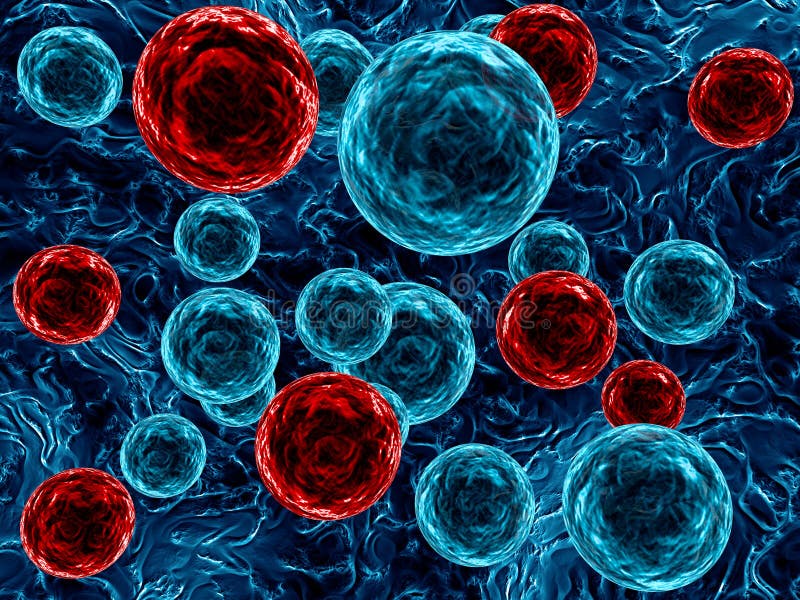 Cellule Rouge - Illustration 3D Illustration Stock - Illustration du ...