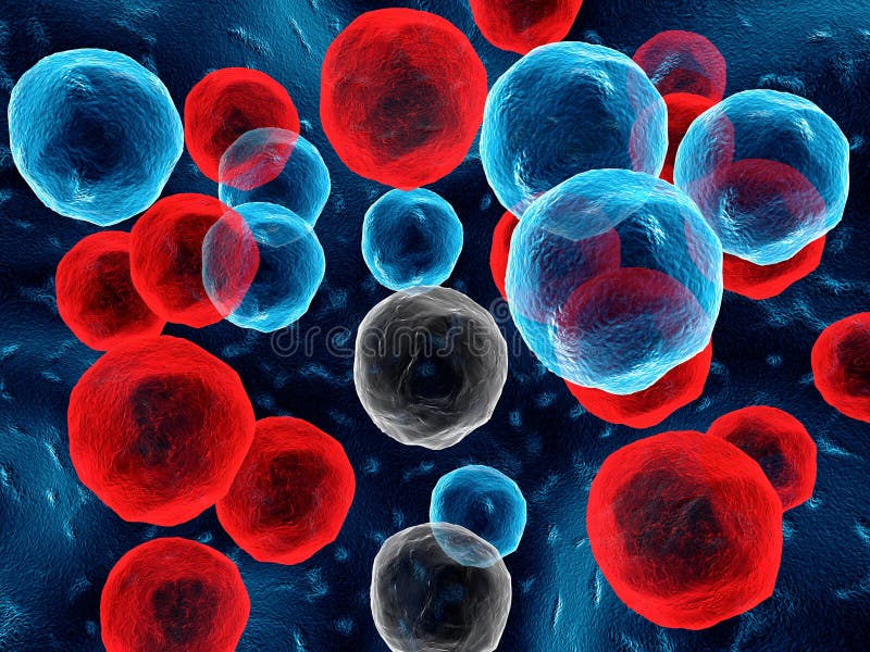 Cellule Rouge - Illustration 3D Illustration Stock - Illustration du ...