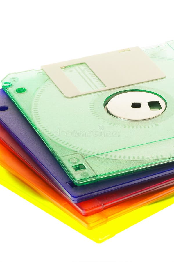 Floppy disks and a cd stock photo. Image of dimension, four - 192940