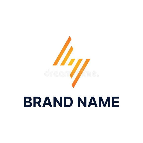 Line Lightning Bolt Logo stock vector. Illustration of bolt - 317109514