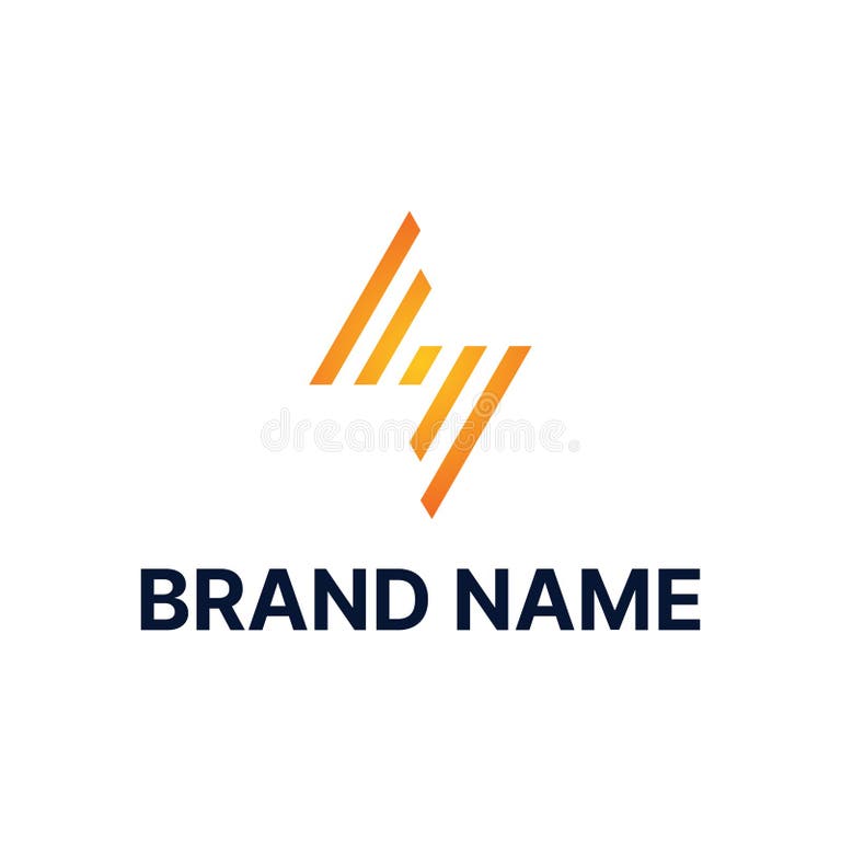 Line Lightning Bolt Logo stock vector. Illustration of bolt - 317109514