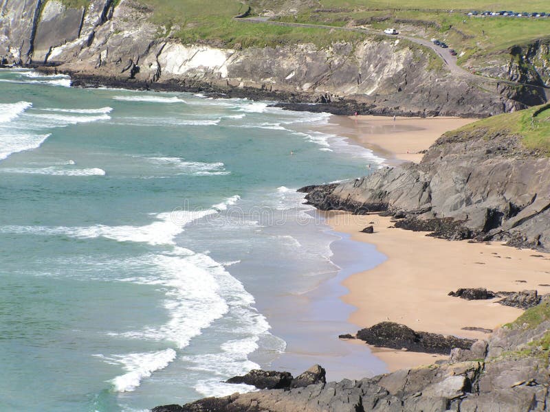 Coumeenole Beach, Dingle Peninsula, Ireland. Stock Photo - Image of ...