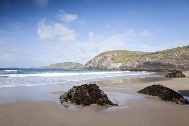 Coumeenoole-Strand, Slea-Kopf; Dingle-Halbinsel Stockbild - Bild von ...