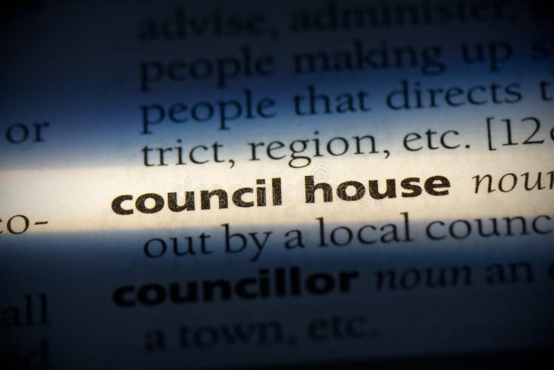 Council house stock photo. Image of highlight, idea - 161577924
