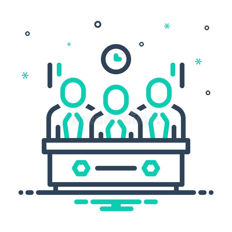 Mix Icon for Council, Advisory and Commission Stock Vector ...