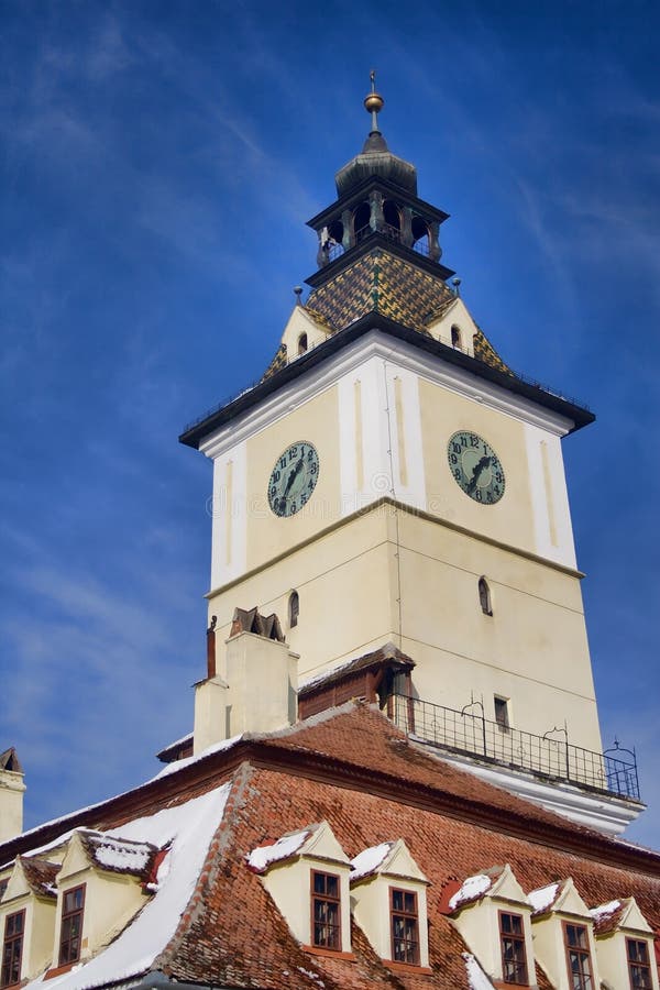 The Council Tower - Sibiu, Transylvania, Romania Stock Photo - Image of ...