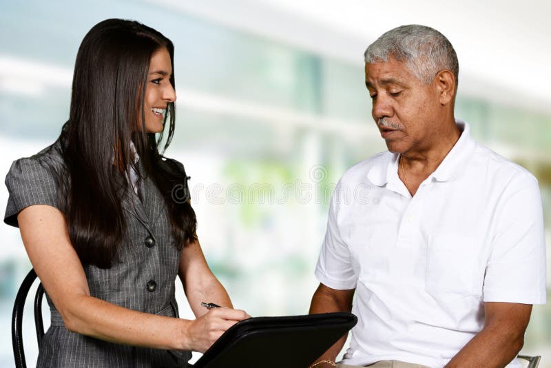 Counseling stock photo. Image of appointment, black, elderly - 56120454