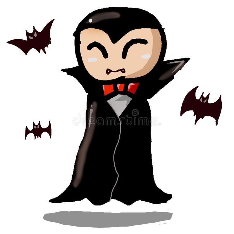 Count Dracula,creepy,cute Dead Devil Devil with a Pitchfork Stock ...