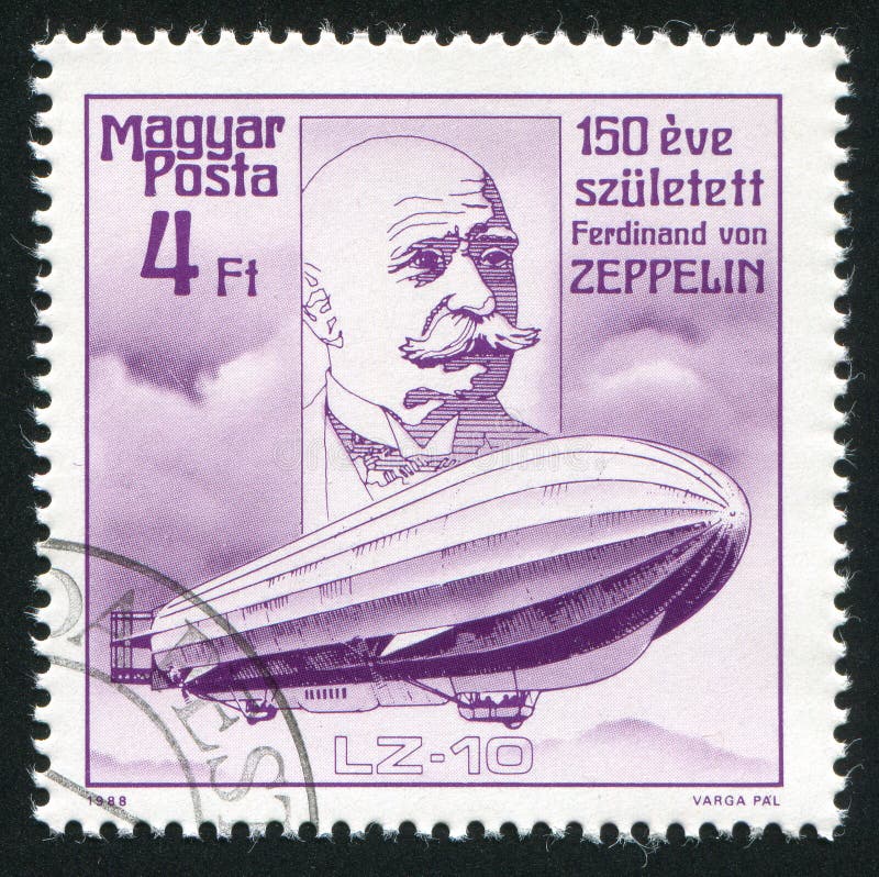 Count Ferdinand Von Zeppelin Editorial Stock Photo - Image of lift ...