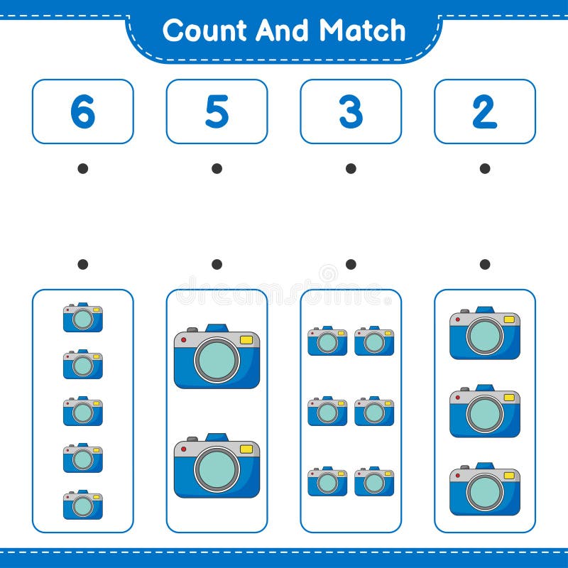 Count and Match, Count the Number of Camera and Match with the Right ...