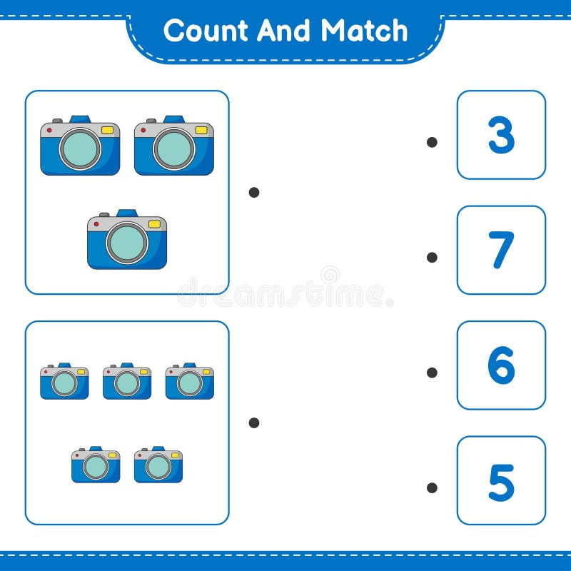 Count and Match, Count the Number of Camera and Match with the Right ...
