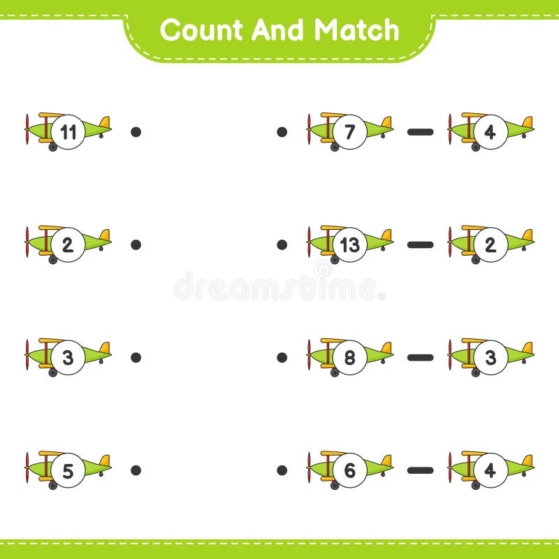 Count and Match, Count the Number of Fruits and Match with Right ...