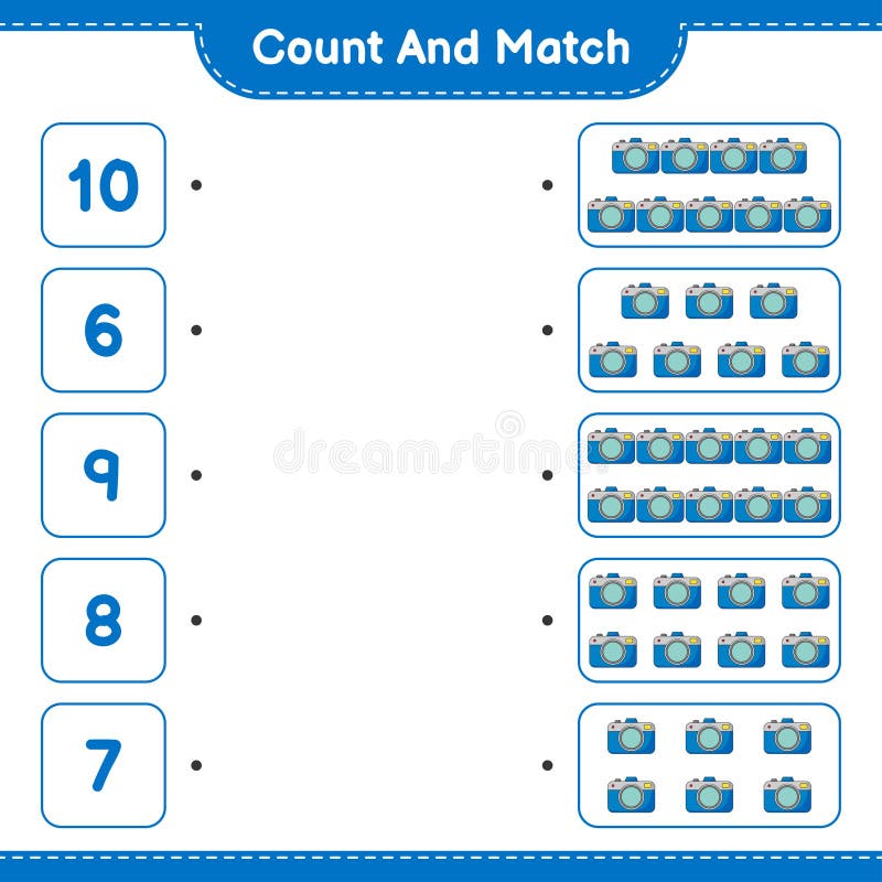 Count and Match, Count the Number of Camera and Match with the Right ...