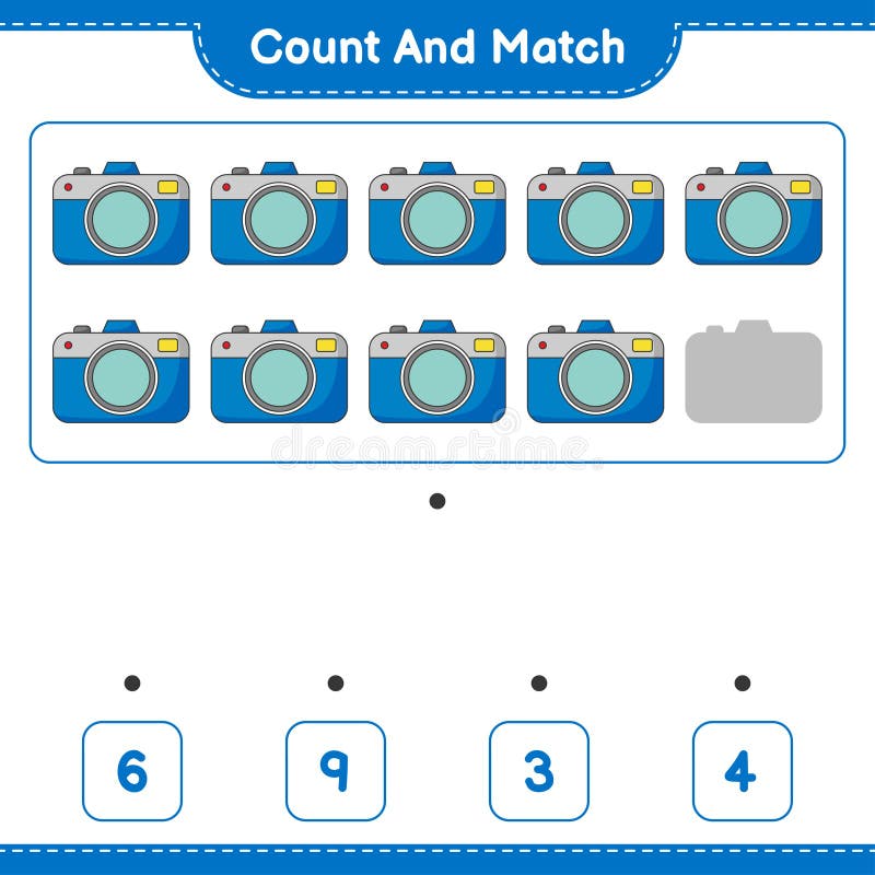 Count and Match, Count the Number of Camera and Match with the Right ...