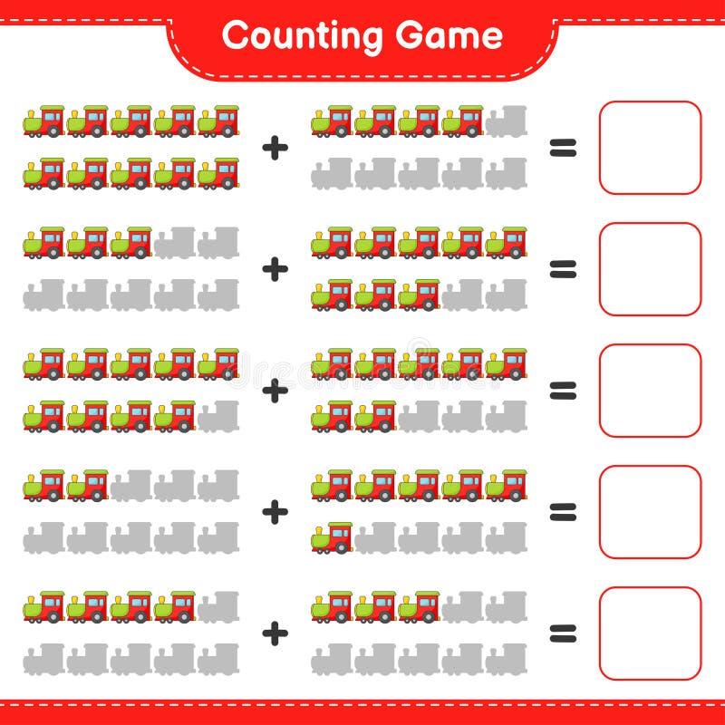 Count and Match, Count the Number of Train and Match with the Right ...