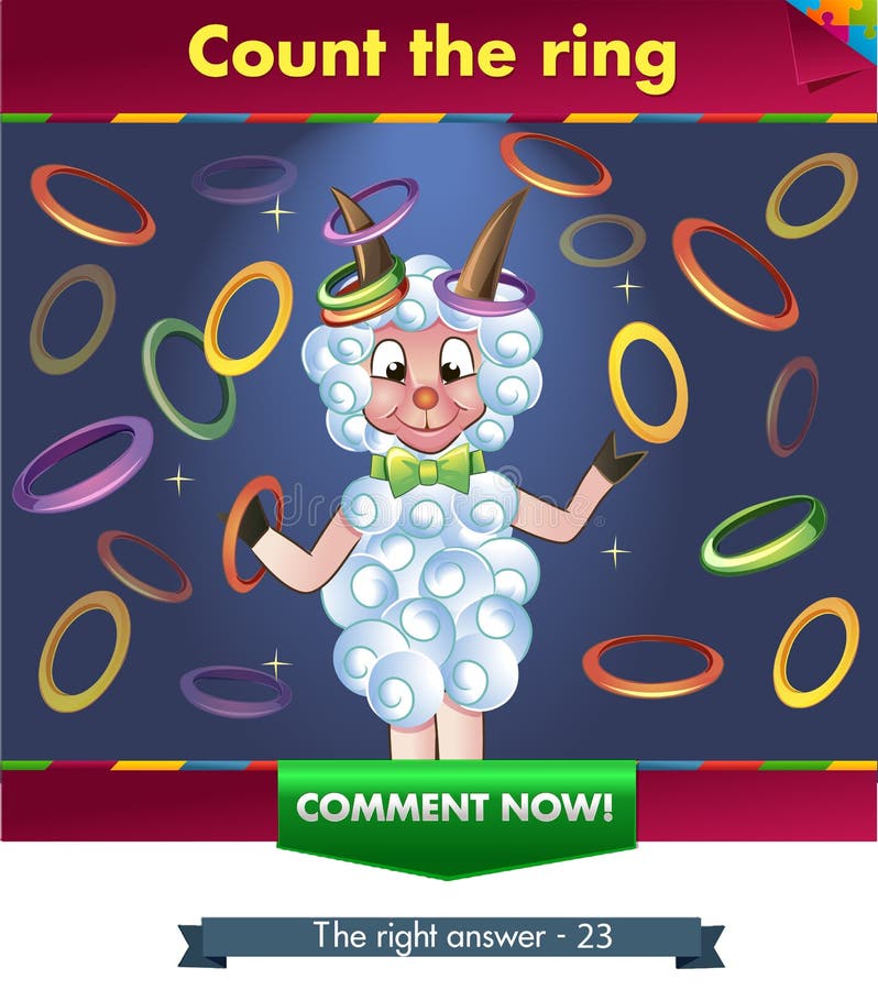 Count the rings stock illustration. Illustration of drawing - 57622680