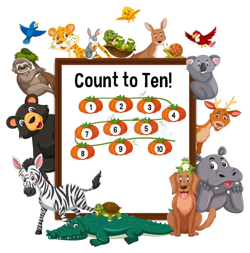 Count To Ten Clip Art