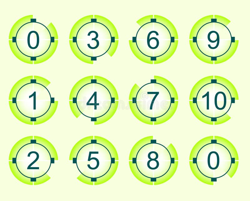 Countdown stock vector. Illustration of strip, gradient - 3059812