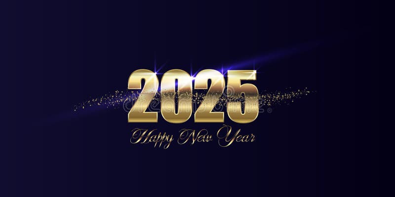 The Countdown Begins Ring in 2025 with Happiness and Hope Stock ...