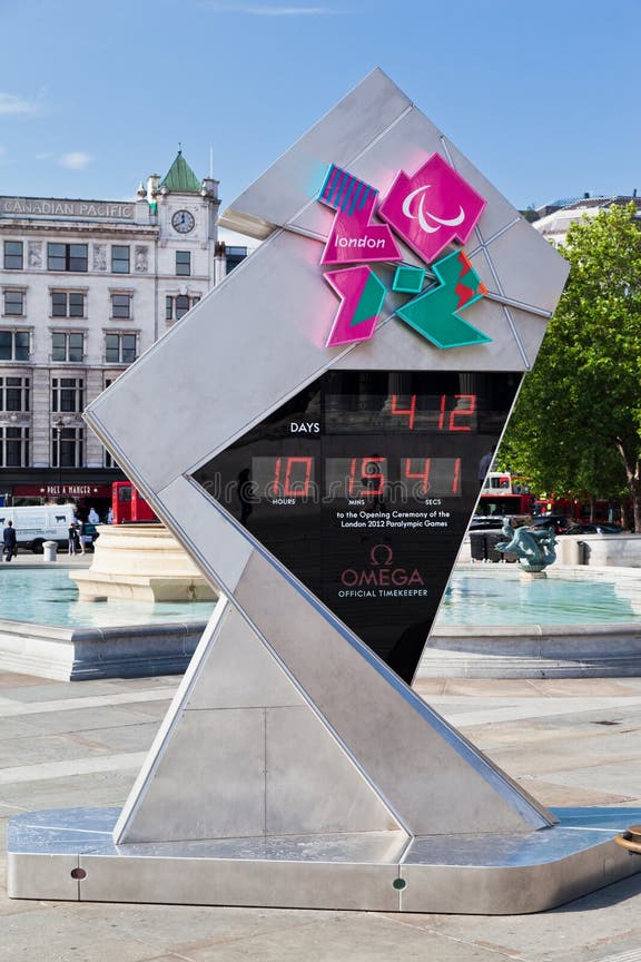 Countdown Clock Olympic Games London 2012 Editorial Photography - Image ...