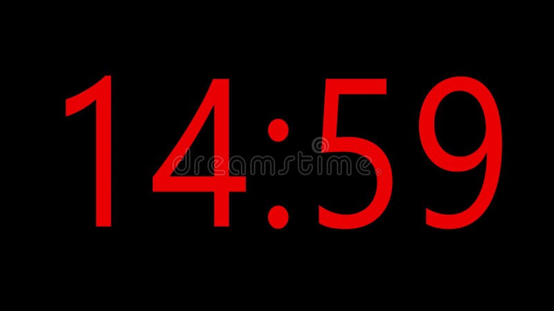 Countdown Concept Brought To Life with an Animated Time Counter Rapidly ...