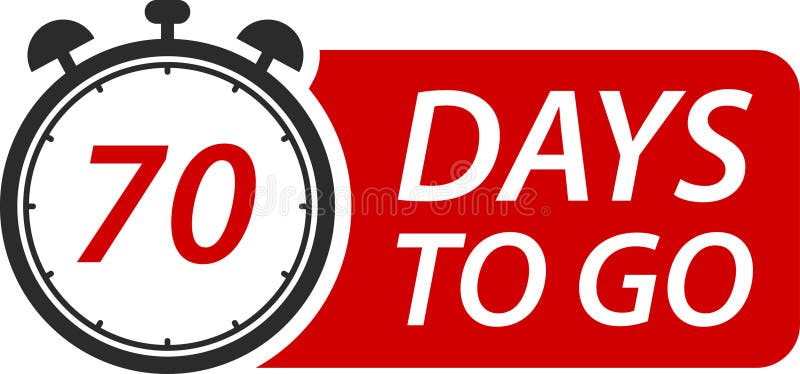 Countdown Days Left Banner. Count Time Sale. Days To Go Stock Vector ...