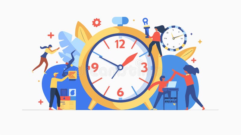 Time Limit Logo with Hourglas Illustration Stock Vector - Illustration ...