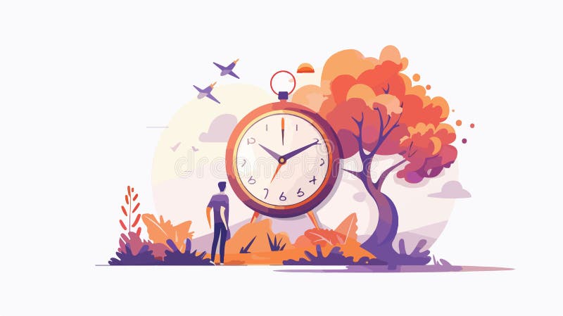 Time Limit Logo with Hourglas Illustration Stock Vector - Illustration ...