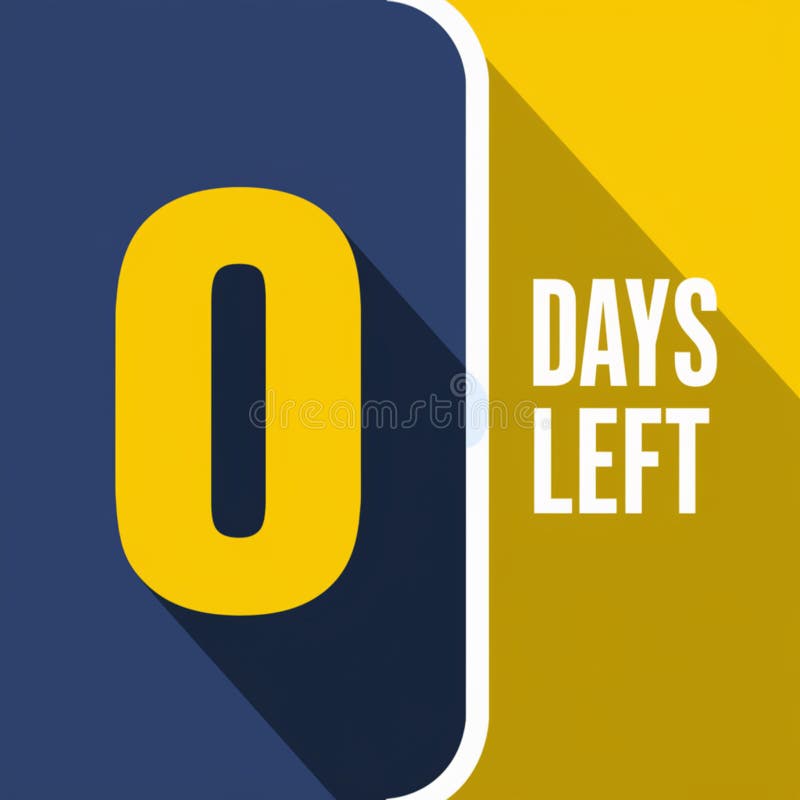 Days Left Text Stock Illustrations – 1,456 Days Left Text Stock ...