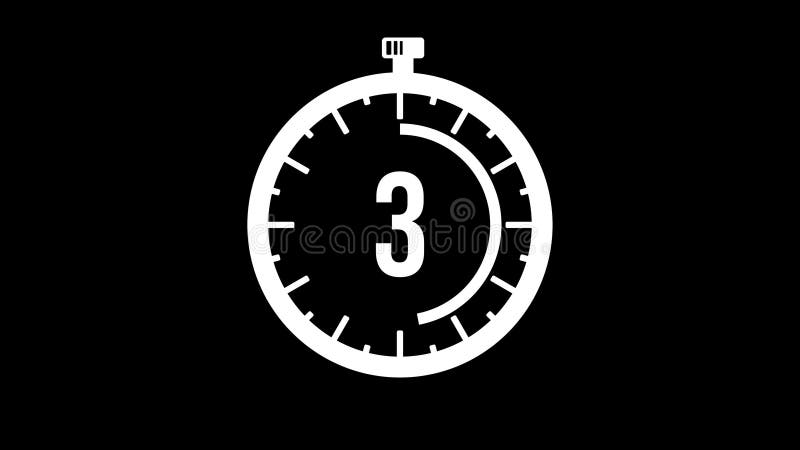 5 Seconds Countdown Timer on Green Screen Stock Footage - Video of ...