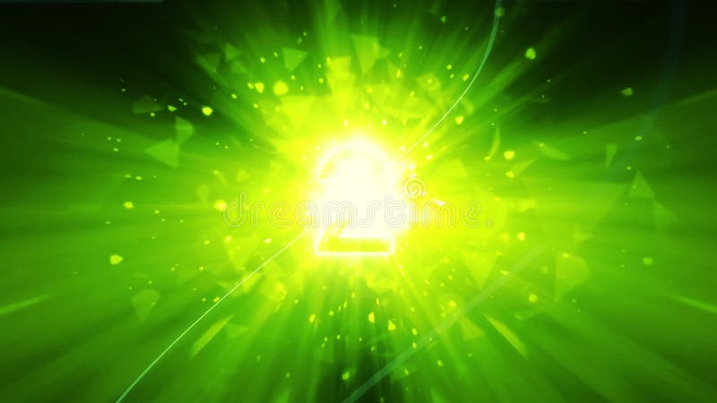 Countdown Five To Zero with Green Burst Effeft Stock Footage - Video of ...