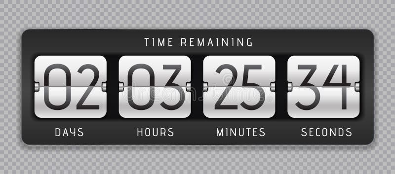 Countdown Flip Clock Digital Counter Analog Time Or Scoreboard