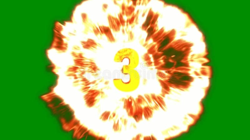 Countdown Green Screen Video Stock Footage - Video of number, time ...