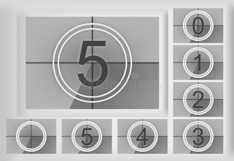 Countdown stock illustration. Illustration of template - 57531431