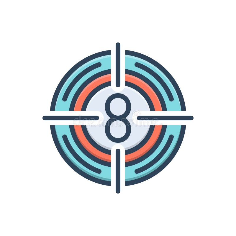 Color Illustration Icon for Countdown, Timer and Clock Stock ...