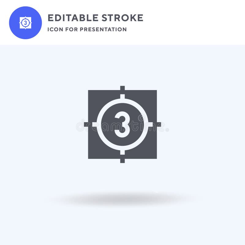 Countdown icon vector stock vector. Illustration of design - 345235982