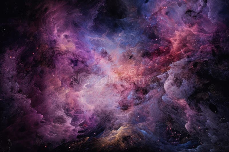 The Countdown, Launch and Blast-off of a Rocket into the Starscape ...