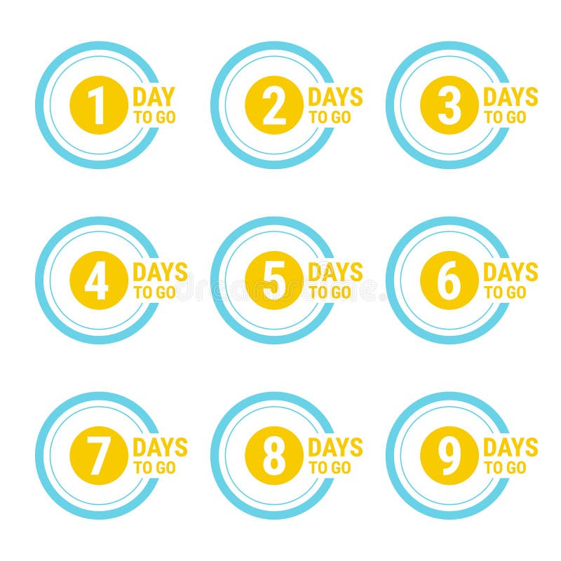 Countdown Left Days Banner. Stock Vector - Illustration of deal, left ...