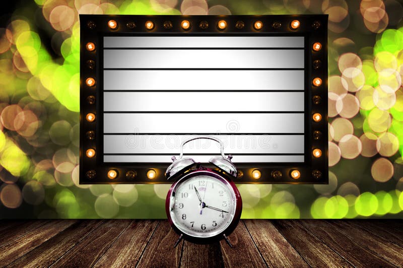 Countdown for new show stock image. Image of info, bulb - 64417527