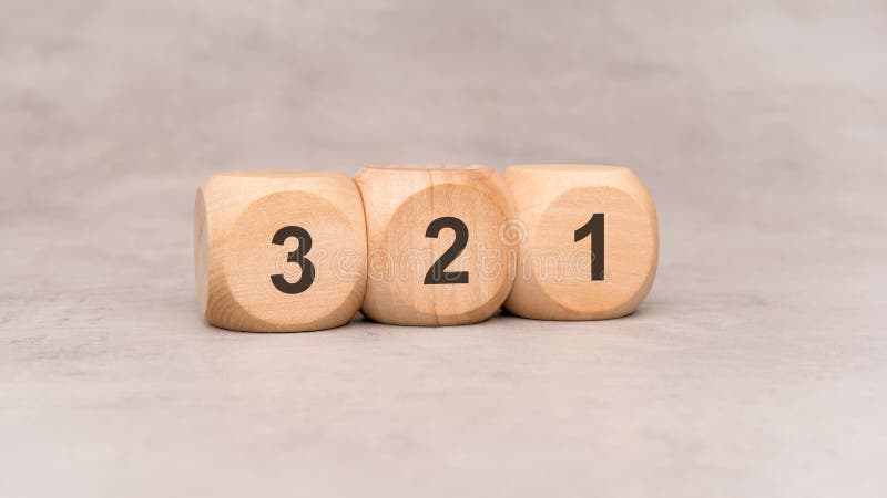 Countdown Numbers on Handcrafted Wooden Dice for Various Creative ...
